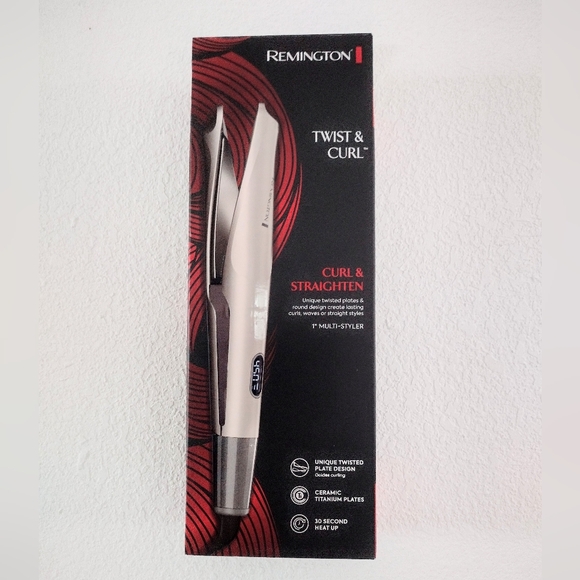 Remington | Hair | Remington Twist Curl Styler In Silver And Black ...